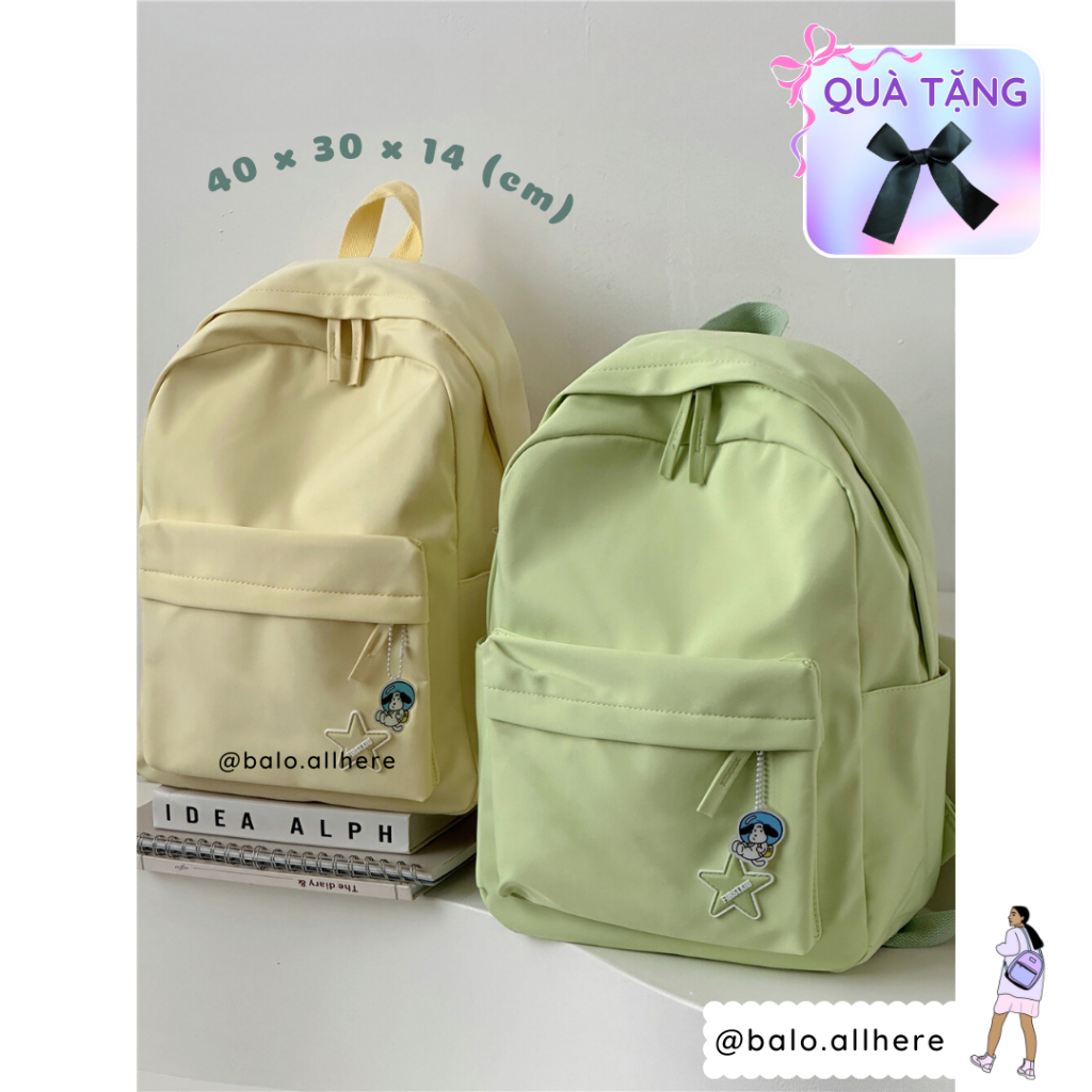 [ORDER] Balo Cặp Sách Đi Học Basic Nhiều Màu Pastel BL167 | Shopee Việt Nam