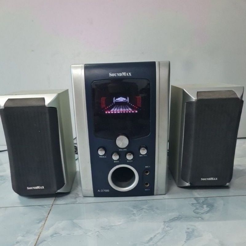 Bộ loa vi tính 2.1 SOUNDMAX model A- 2700 có KARAOKE, đã gắn BLUETOOTH ...