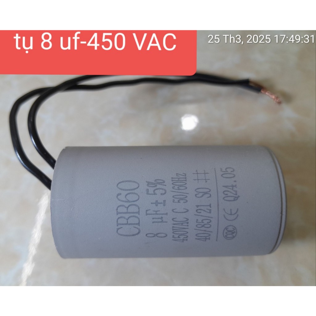 Tụ điện 8uf, 10 UF-450VAC tụ động cơ điện tụ máy bơm nước | Shopee Việt Nam
