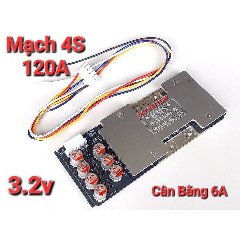 Mạch BMS 4S 120A 3.2V tích hợp cân bằng chủ động 6A | Shopee Việt Nam