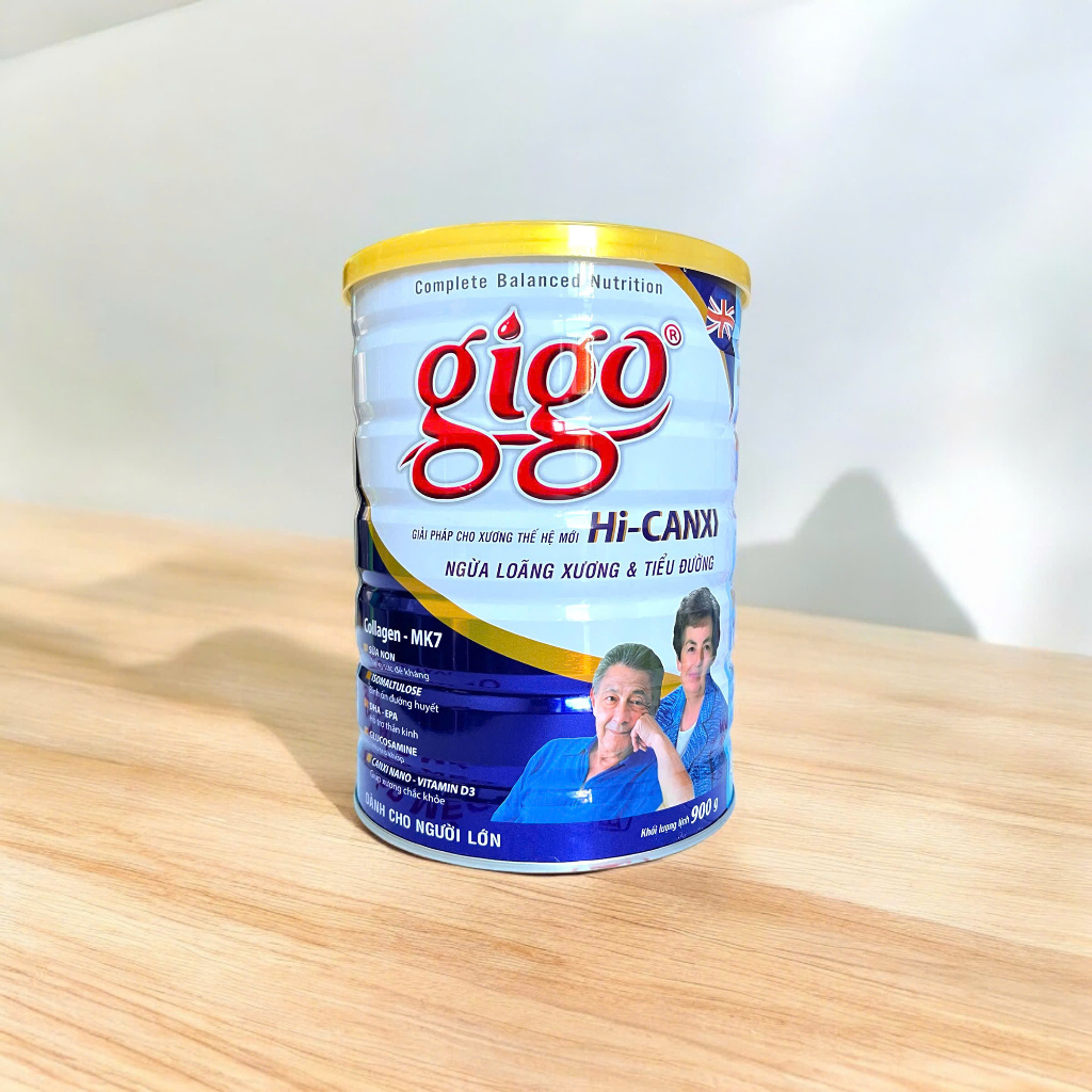 Sữa bột Gigo hi-canxi mẫu mới 900g dành cho người già | Shopee Việt Nam