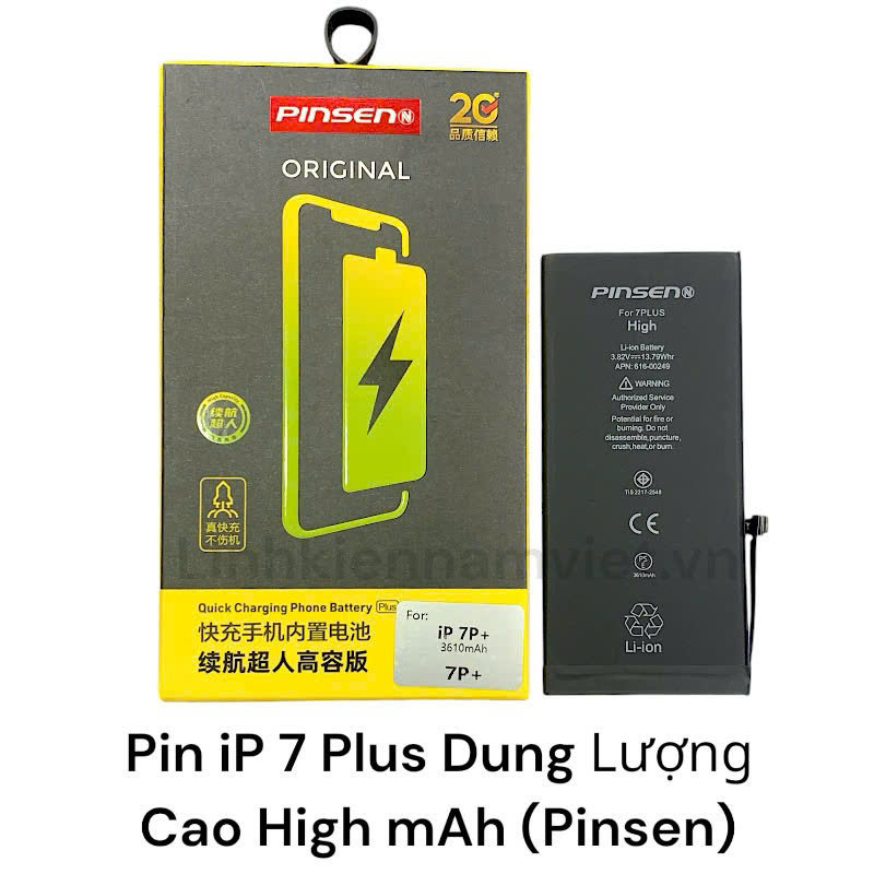PIN IP CÁC DÒNG 5s , 7g , 7plus ,8plus , xs , 12pm dung lượng cao và ...