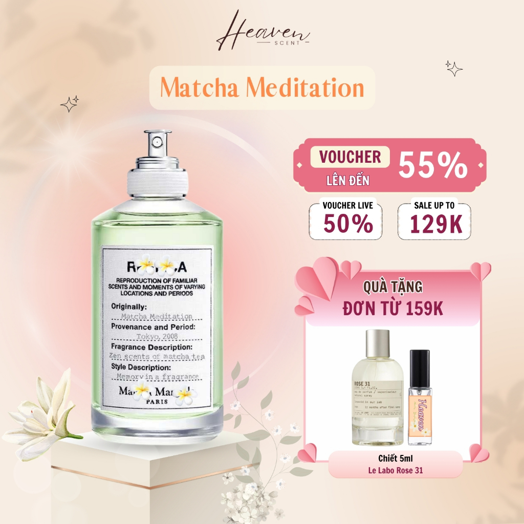 Nước Hoa Chiết Nam Nữ Rep.lik@ Matcha Meditation Chính Hãng Hương Thơm ...