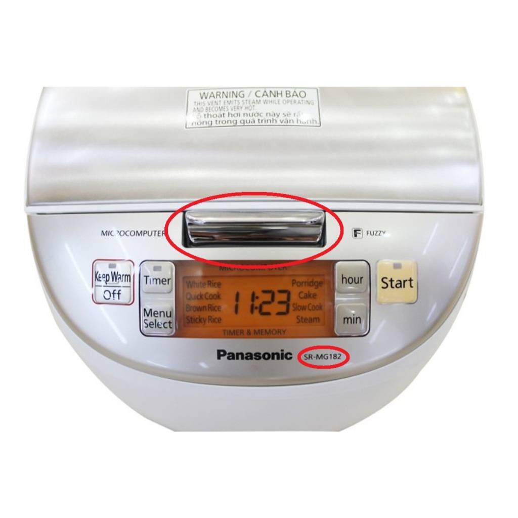 Lẫy khóa nắp nồi cơm Panasonic SR - MG182 - DH181 - MS181 | Shopee Việt Nam