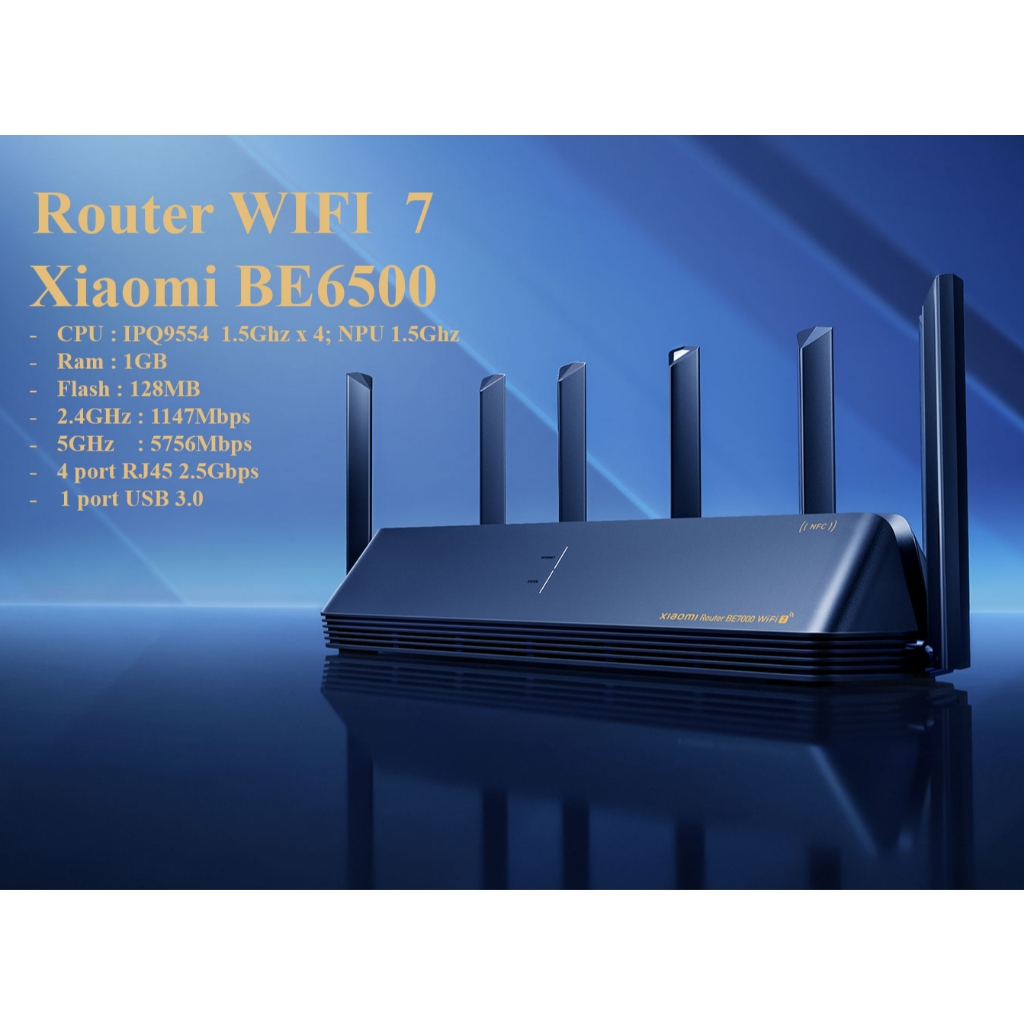 [BH 6 tháng] [New Seal] Router WIFI 7 Xiaomi BE7000 - Xuyên tường cực ...
