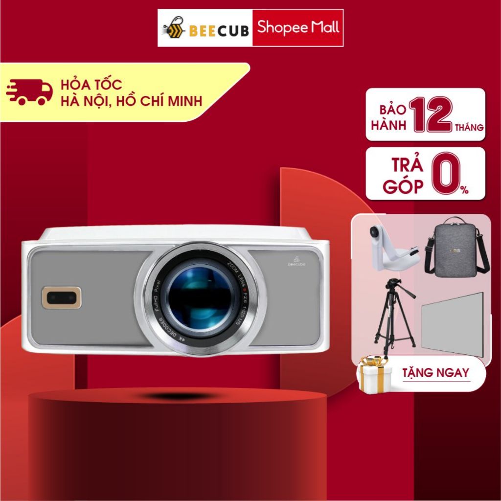 Máy chiếu BeeCube Star - Bậc thầy độ sáng - Full HD 1080P- Hỗ Trợ 4K ...