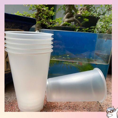 Combo ly tim mềm nhựa PP 500ml, 700ml trong suốt, mờ phi 90, nắp tim ...