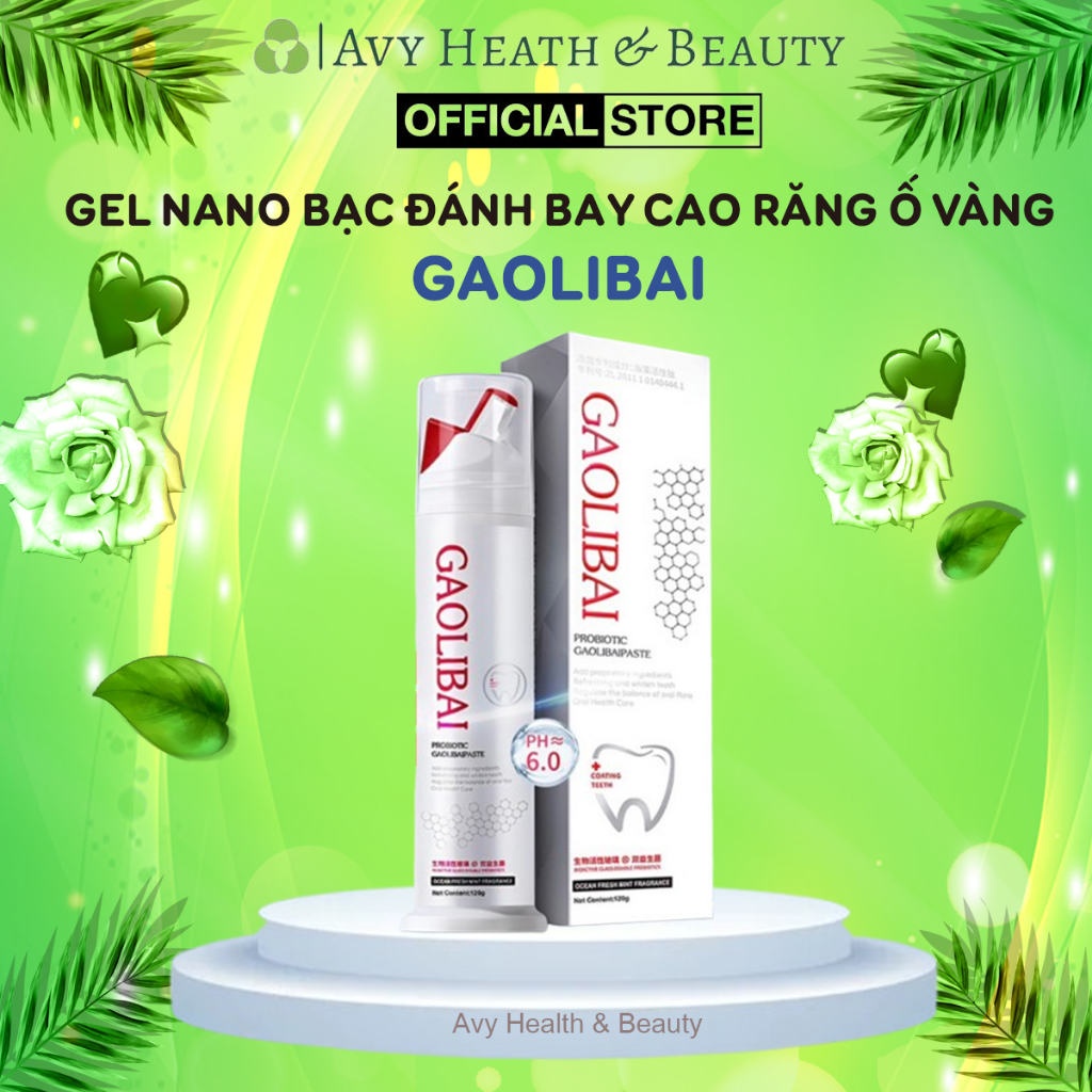 Gel Nano Bạc Đánh Tan Cao Răng Sạch Mảng Bám Trắng Răng GAOLIBAI Nhập ...