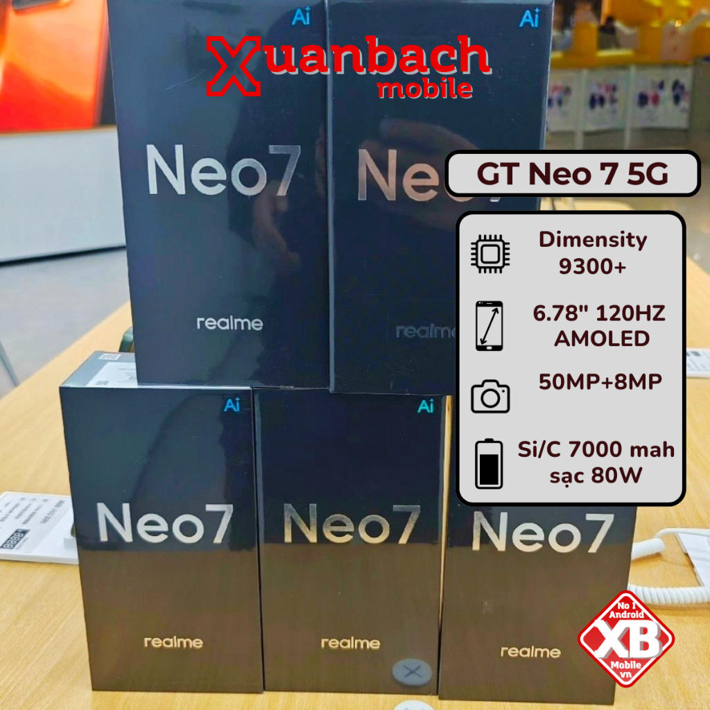 Điện thoại Realme Neo 7 5G fullbox likenew 12/256GB - Dimensity 9300 Plus - Pin 7000mAh | Shopee ...