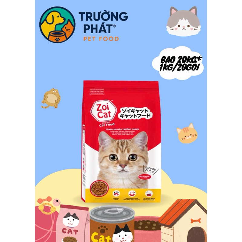 [Zoicat 20Kg] Thức Ăn Hạt Cho Mèo Zoi Cat 20Kg Made In Thailand ...