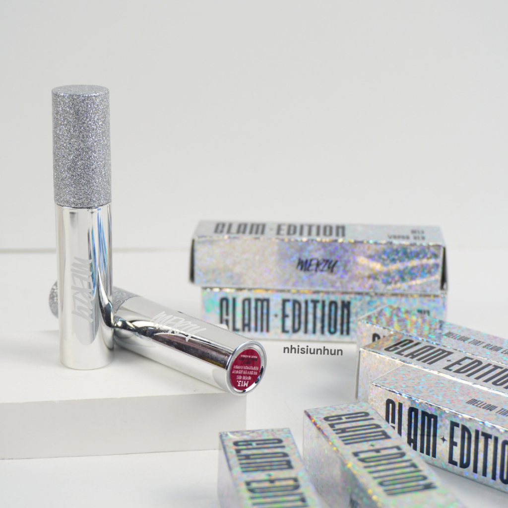 [Vỏ Mới] Son Merzy M13 Glam Vỏ Bạc | Shopee Việt Nam