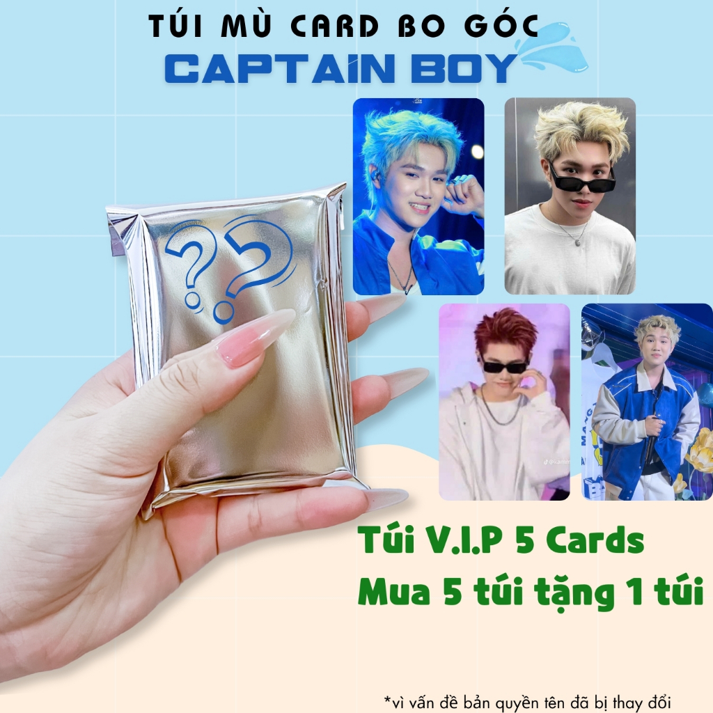 Túi Mù Card Bo Góc Captain Boy - card bo góc Đức Duy - Card bo góc ATSH ...