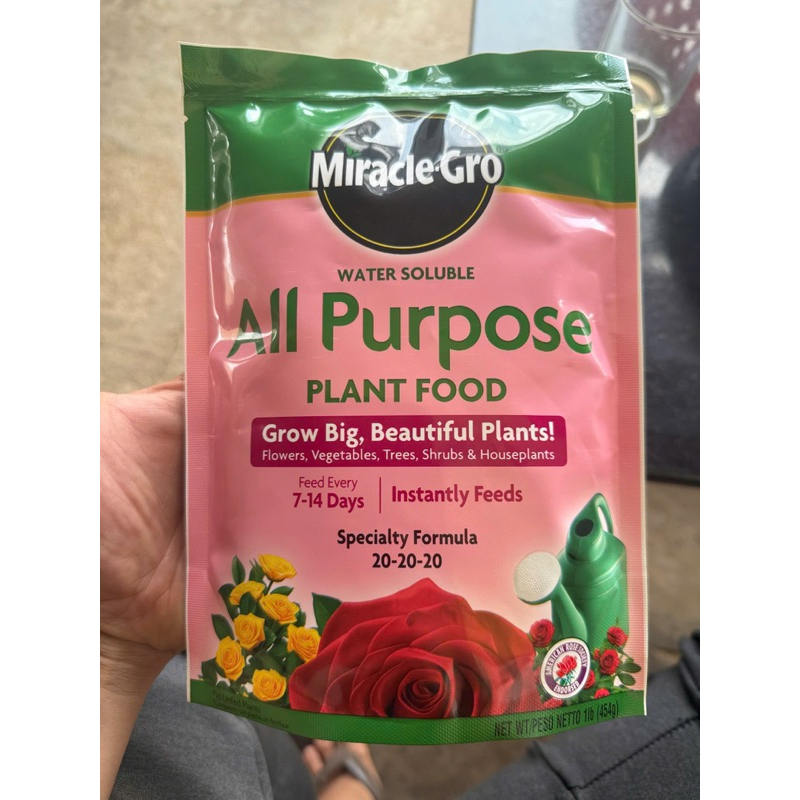 Phân bón NPK 20-20-20 Miracle Gro nhập khẩu Hà Lan 454gr | Shopee Việt Nam