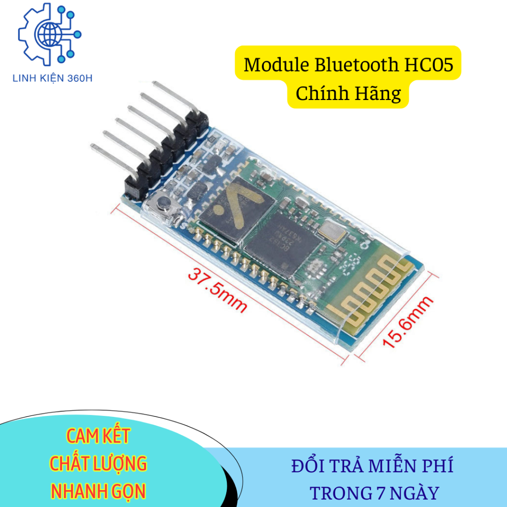 Module Bluetooth HC-05 Giao Tiếp UART – Thu Phát Không Dây Cho Arduino, Vi Điều Khiển | Shopee ...
