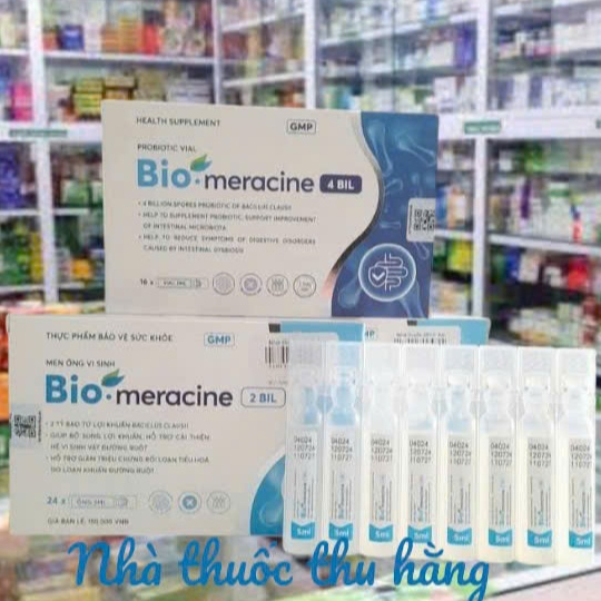Bio-meracine 4 Bil - Men ống vi sinh bổ sung 4 tỷ lợi khuẩn hỗ trợ cải ...