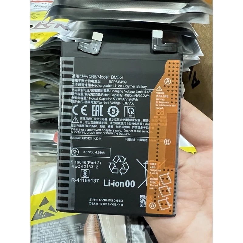 Pin Xiaomi BM5G (5080 mAh) Dung lượng chuẩn 1 đổi 1 | Shopee Việt Nam