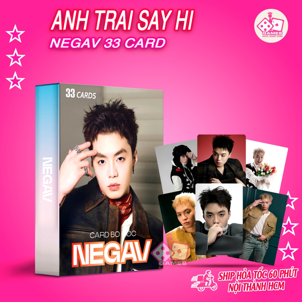 Ảnh NEGAV Anh Trai Say Hi 33 Tấm Ảnh Có Chữ Ký - Card Anh Trai Say Hi ...
