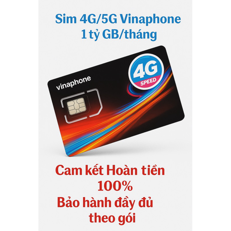 Sim Vinaphone 4G/5G - 1 Tỷ GB/Tháng gói 2 năm miễn phí | Shopee Việt Nam