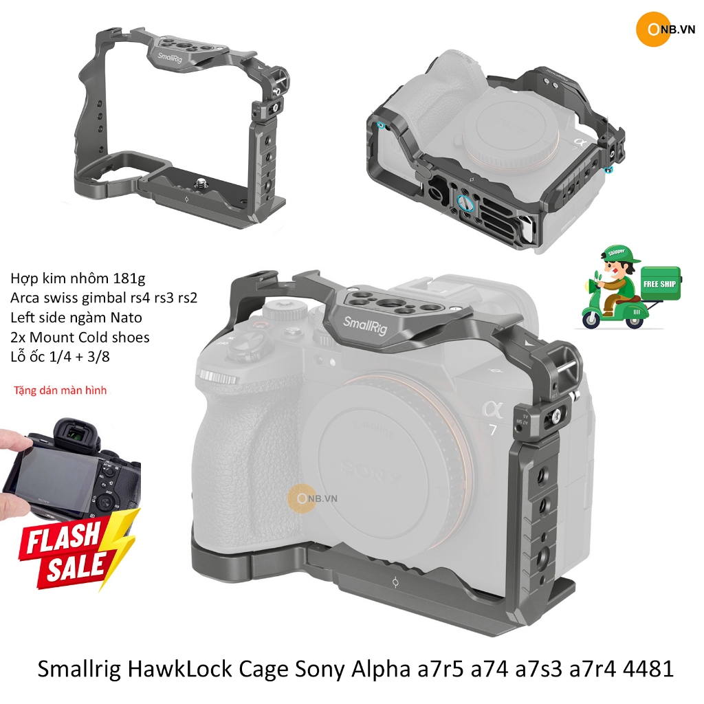 Small-Rig Rig HawkLock Cage Sony Alpha a7r5 a74 a7s3 a7r4 4481 new 2025 | Shopee Việt Nam