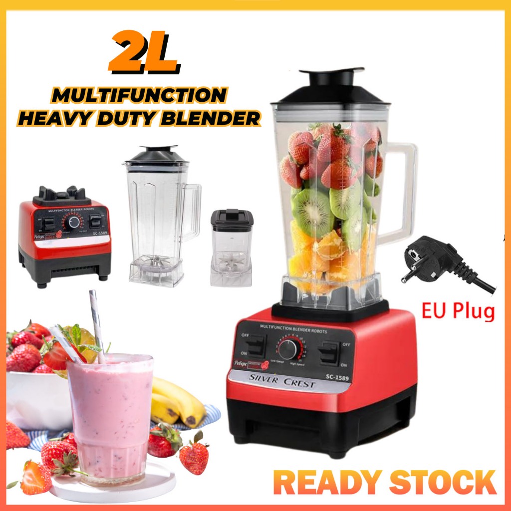 2L Heavy Duty Blender [European Plug] 2L Blender Juicer High Power Food ...
