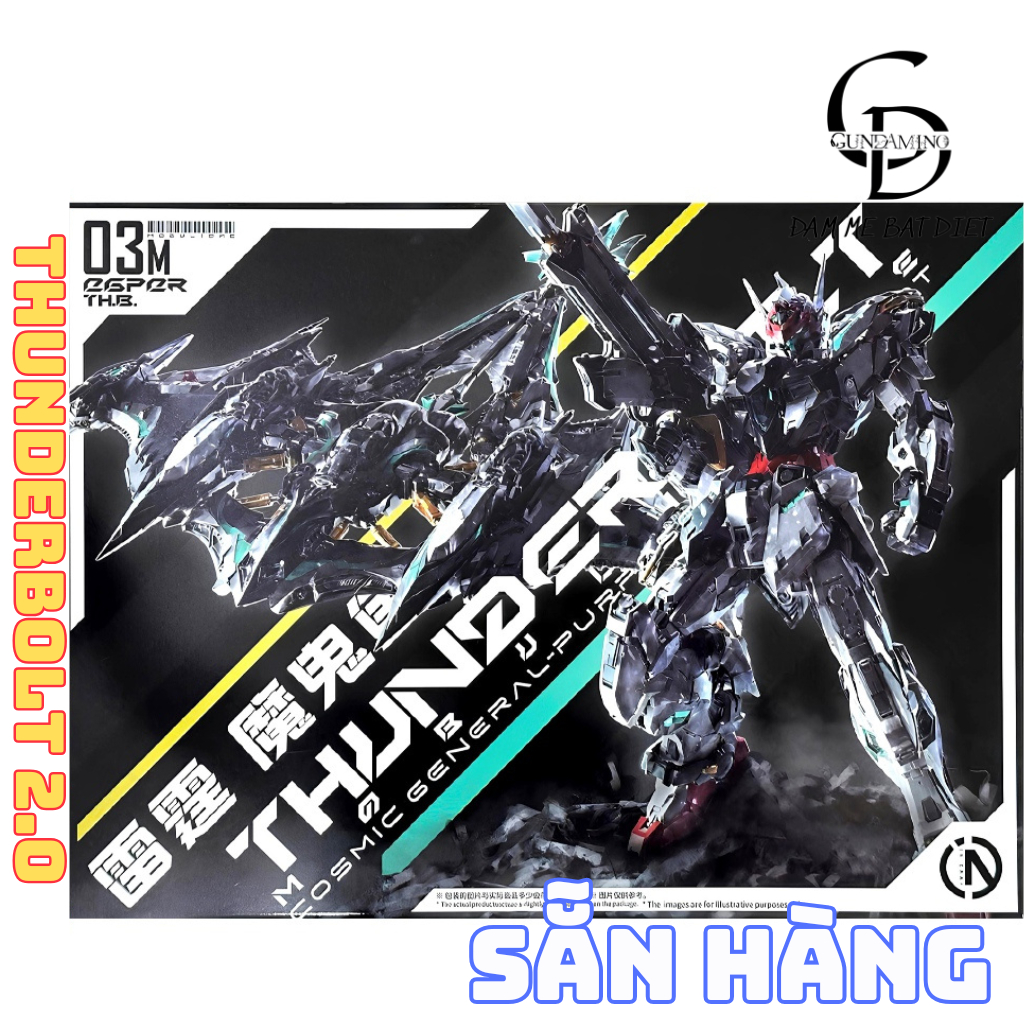 [SẴN HÀNG] Mô Hình Lắp Ráp In Era+ THUNDERBOLT 2.0 (tặng base + decal ...