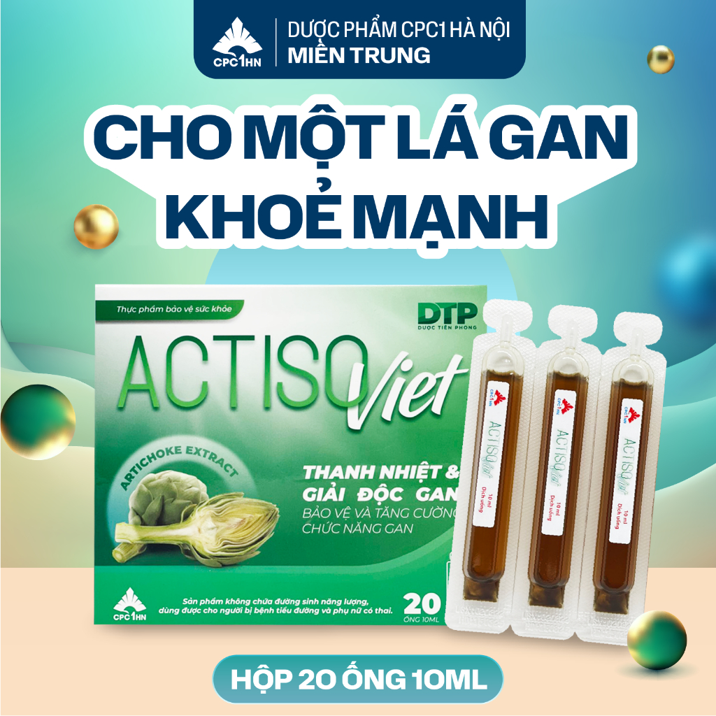 ACTISO VIET - Dung Dịch Uống Hỗ Trợ Mát Gan, Thanh Nhiệt, Giải Độc ...