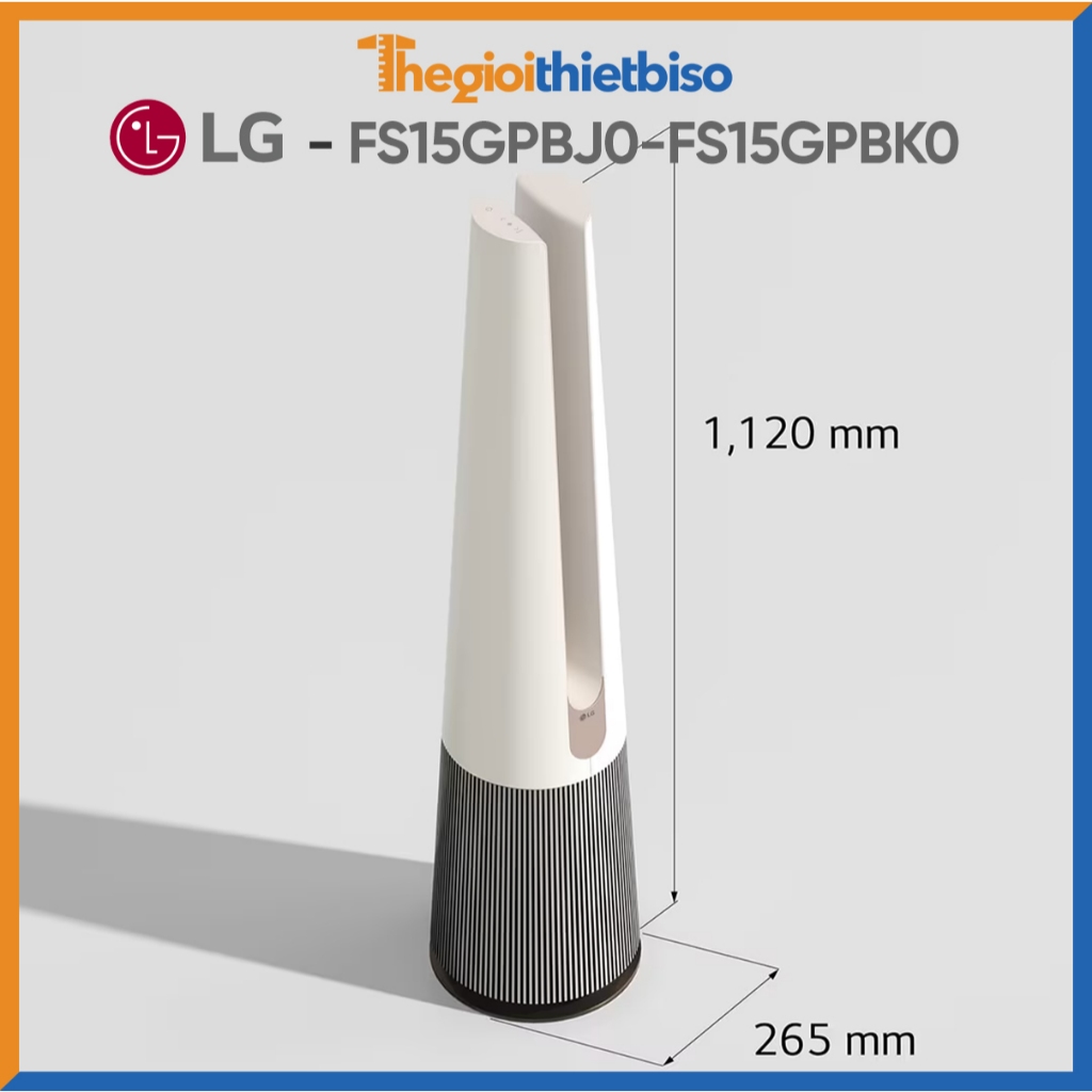 Máy lọc không khí kết hợp quạt LG PuriCare AeroTower FS15GPGF0 ...