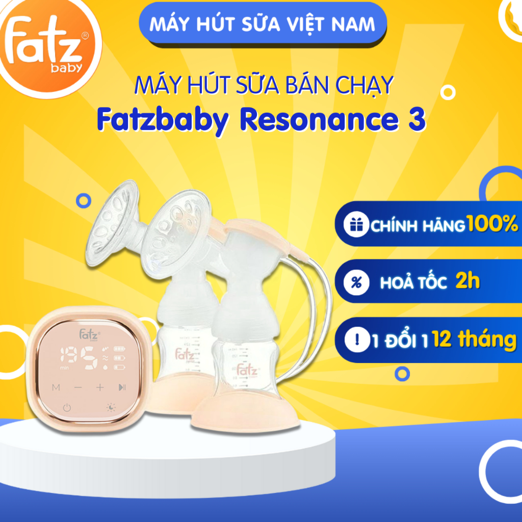 Máy hút sữa Fatz Baby Resonance 3 điện đôi FB1160VN | Shopee Việt Nam