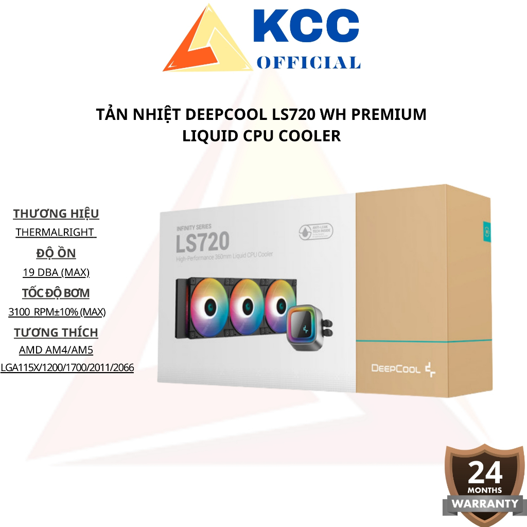 Tản nhiệt Deepcool LS720 WH liquid CPU cooler | Shopee Việt Nam