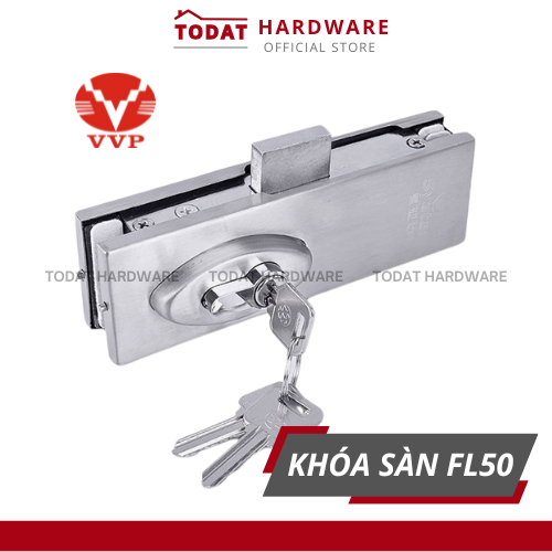 [Chính hãng VVP] Khoá Sàn Cửa Kính Cường Lực - Mã FL50 Dùng Cho Kính 10 ...