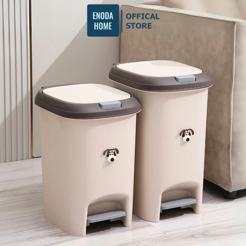 Thùng Đựng Rác Đạp Chân Kèm Sticker Decor, Thùng Rác Có Nắp 10L - 30L ...
