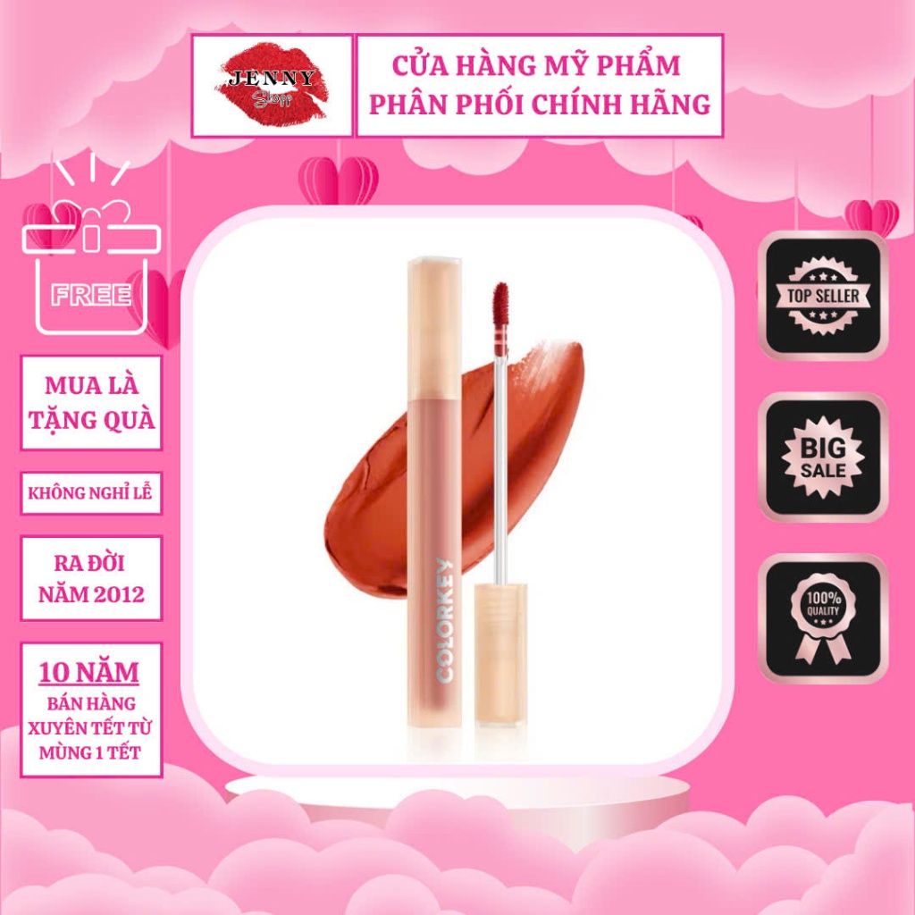 Son Tint Mờ Lì Colorkey Soft Matte Water Tint | Shopee Việt Nam
