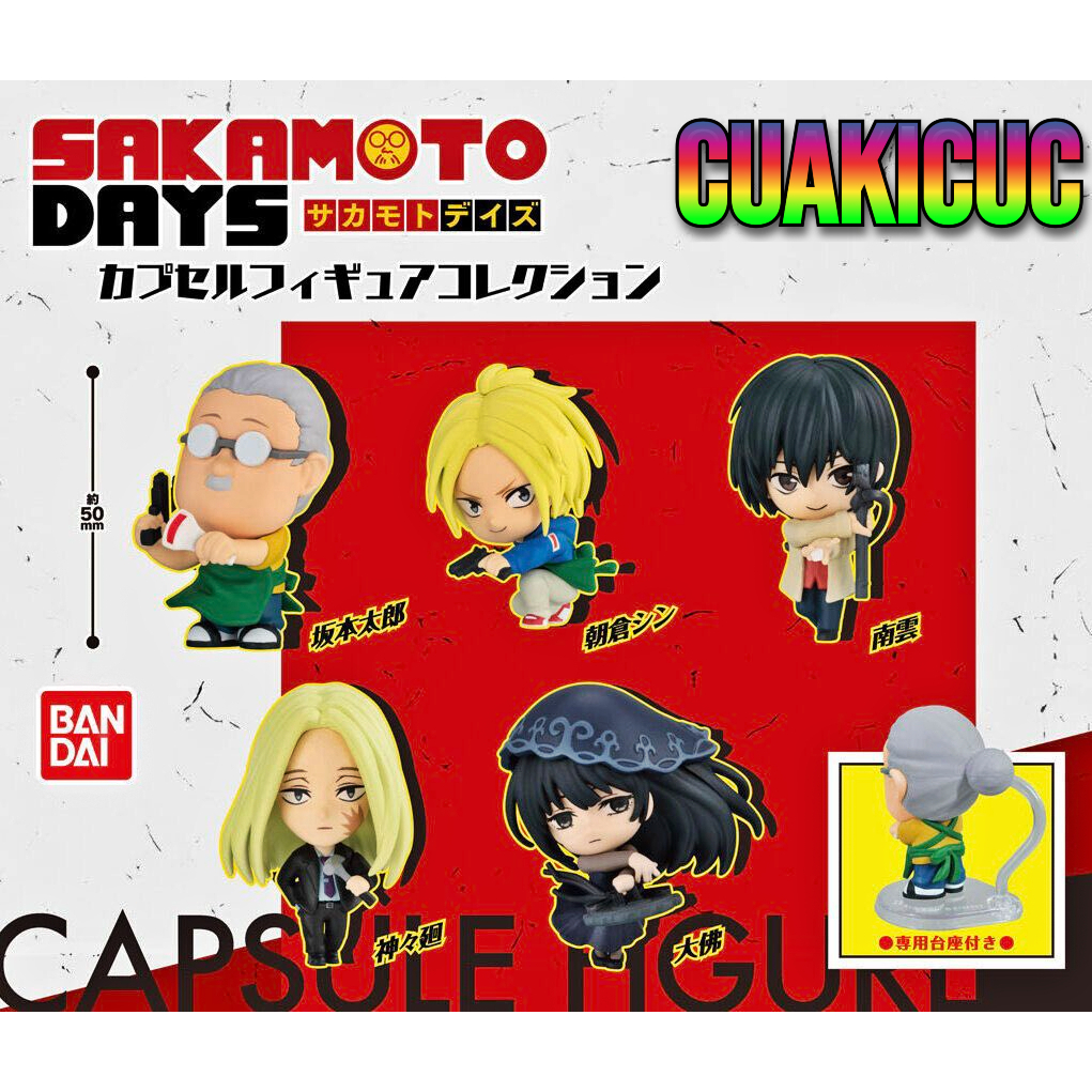 [CHÍNH HÃNG BANDAI] Mô Hình Dễ Thương Sakamoto/Shin/Nagumo/Shishiba ...