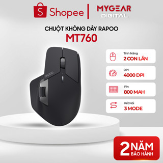 Chuột không dây Rapoo MT760 / MT760M Mini / MT560 Đen Chính hãng - Bảo ...