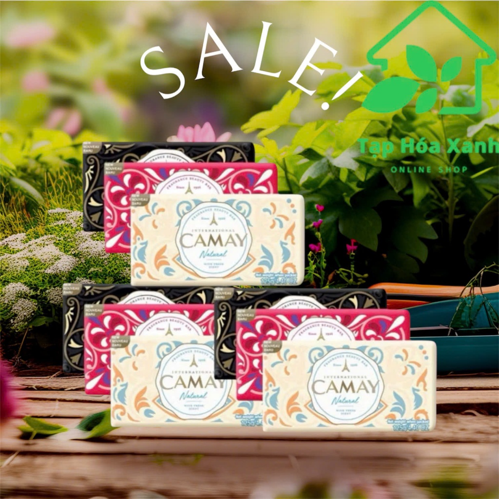 Xà Bông Tắm Camay 125g (đen - đỏ - trăng ) | Shopee Việt Nam