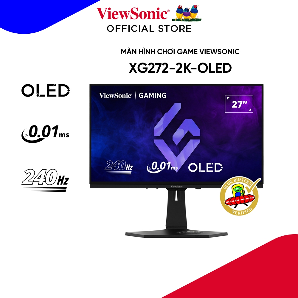 (Mã mới)Màn hình ViewSonic XG272-2K-Oled (27 inch/240Hz/ 2560 x 1440/ ...