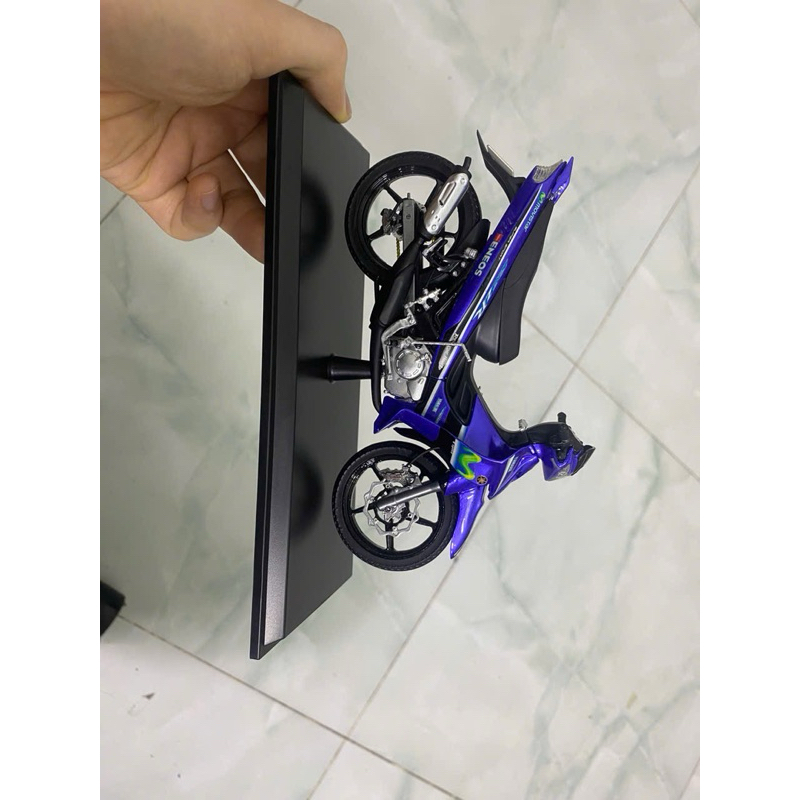 MÔ HÌNH YAZ Y125ZR MOVISTAR XE PHIÊN BẢN XE ĐỘ CHI TIẾT CAO TỈ LỆ 1/12 ...