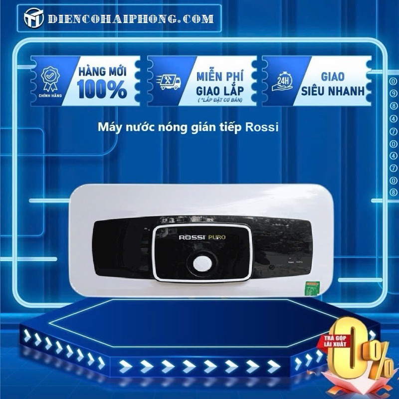 Bình nóng lạnh Rossi PURO ngang 15l, 20l, 30l | Shopee Việt Nam