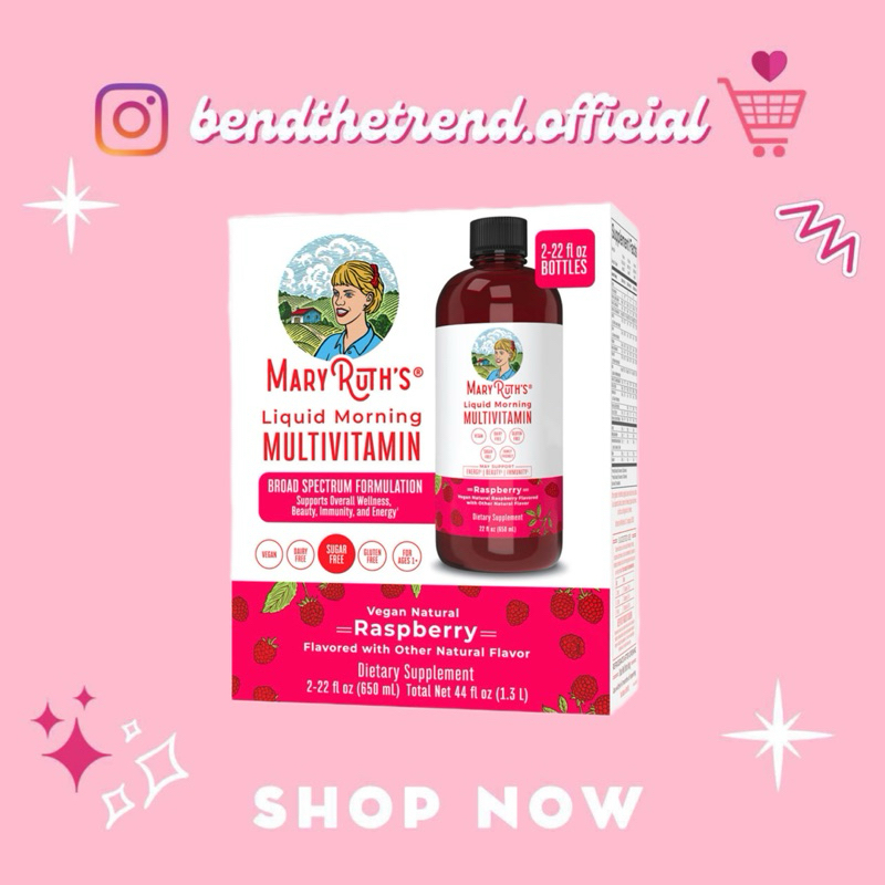 [AUTH-ĐỦ BILL] VITAMIN TỔNG HỢP DẠNG UỐNG MARY RUTH'S LIQUID MORNING ...