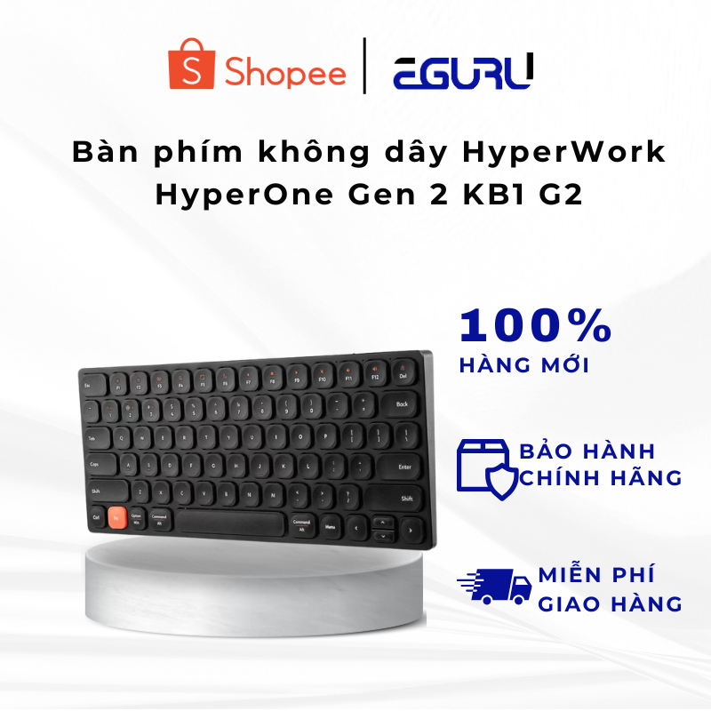 Bàn phím không dây HyperWork HyperOne Gen 2 KB1 G2 | Chính hãng Bảo ...