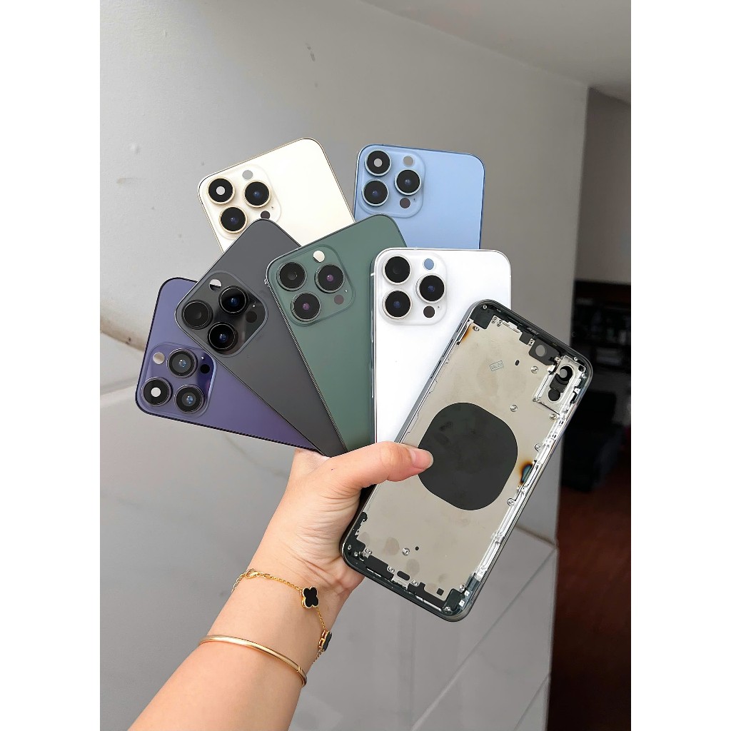 Khung sườn - Vỏ XS Max độ lên 13 ProMax/14ProMax Cam to tặng kèm bộ nút ...