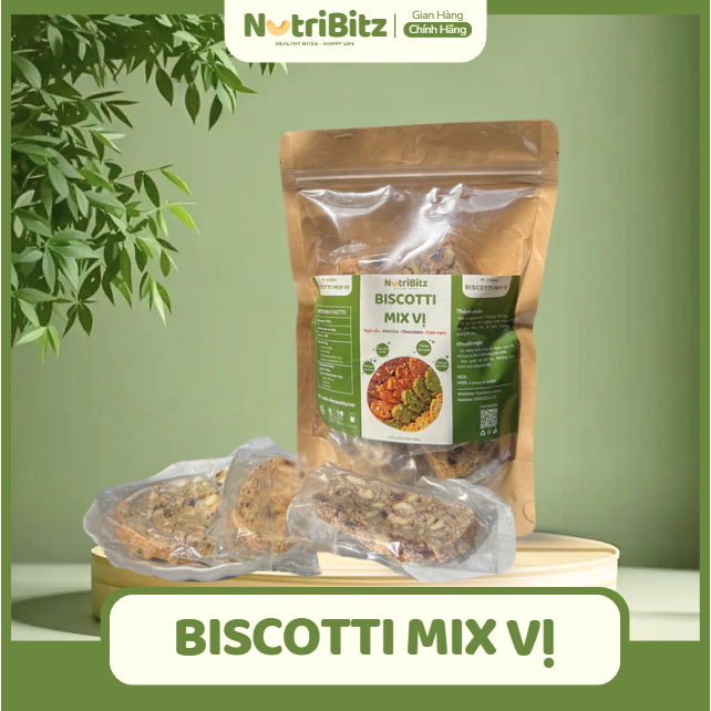 Bánh Biscotti Mix Vị Tốt Cho Sức Khoẻ, Dành Cho Người Ăn Kiêng ...