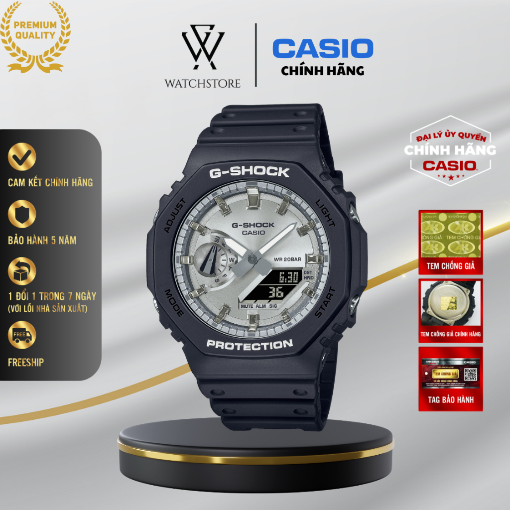 Đồng Hồ Điện Tử Nam Casio G-Shock WATCHSTORE GA-2100SB-1ADR Thiết Kế ...