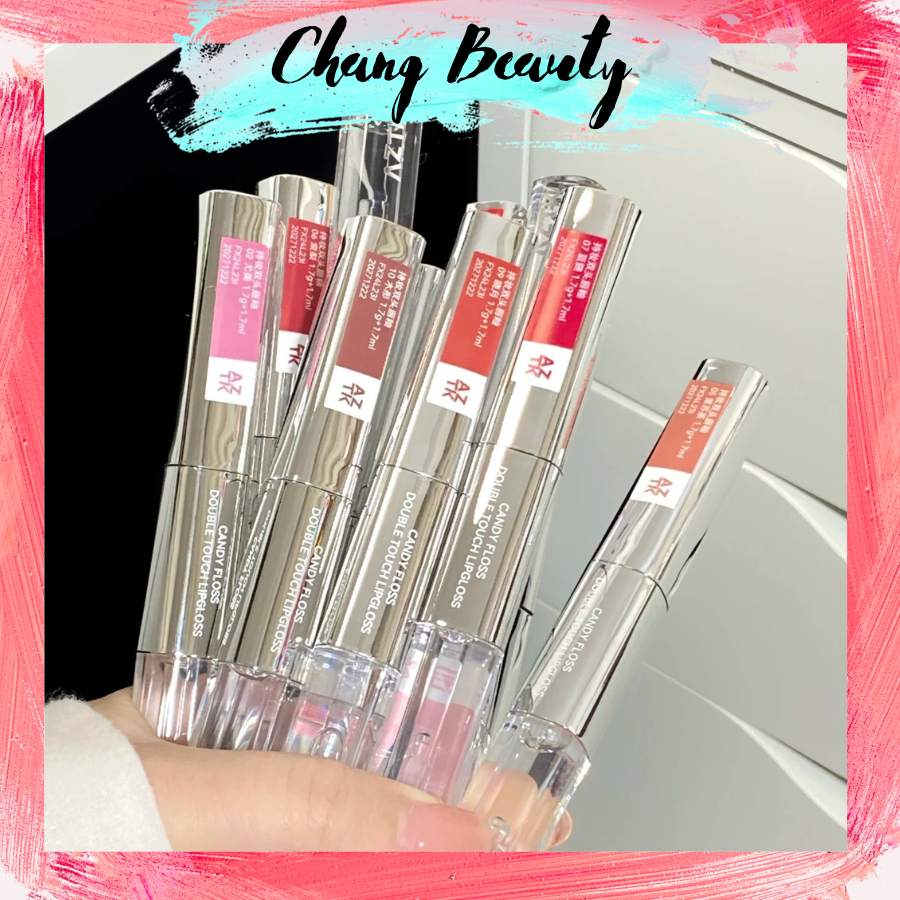 AZTK Son Bóng AZTK 2 Đầu Candy Double Touch Lipgloss Đầu Son Bùn Mờ Đầu ...