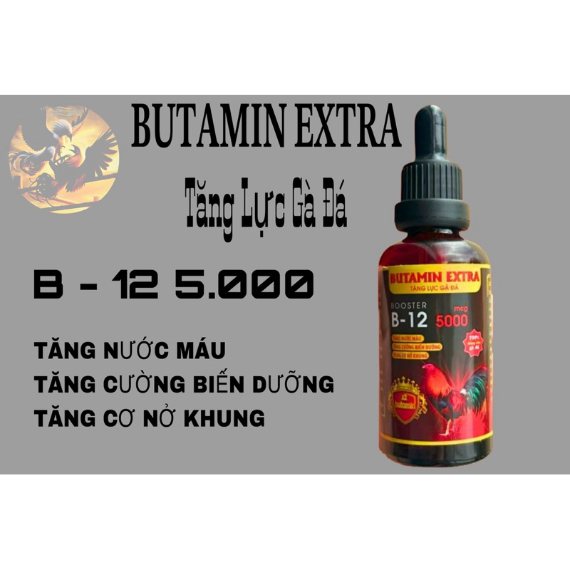 𝐁𝐔𝐓𝐀𝐌𝐈𝐍 𝐄𝐗𝐓𝐑𝐀 𝐁𝟏𝟐 𝟓𝟎𝟎𝟎 (𝐋𝐨 𝟓𝟎𝐦𝐥). Nuôi gà chế độ tăng bo, nở khung tăng nước m.áu hừng gà ...