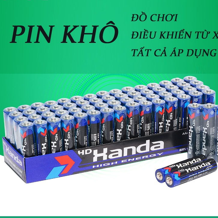 Pin tiểu pin đũa AA AAA Handa 1.5v 2A 3A cho điều khiển tivi, đèn pin ...