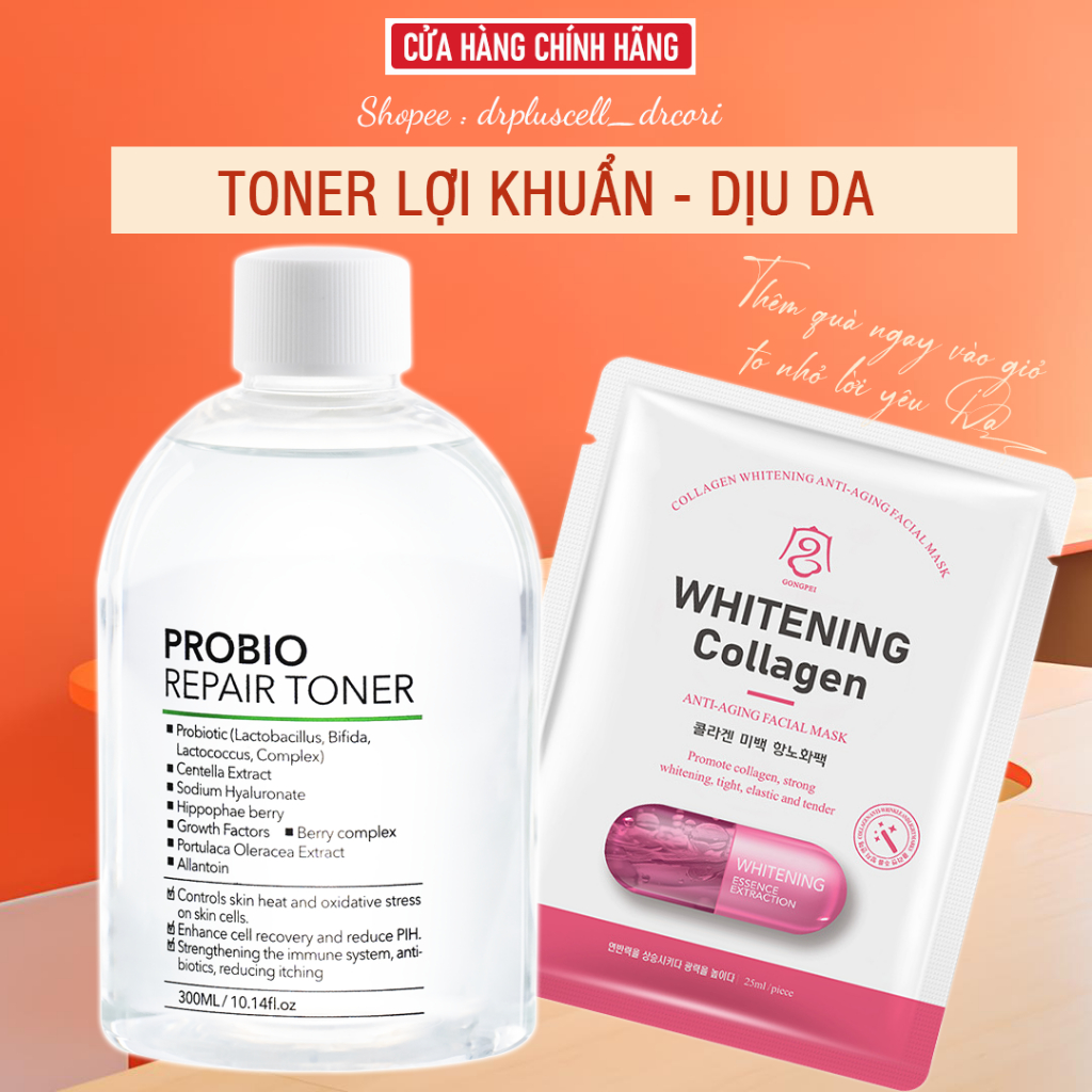 Toner lợi khuẩn phục hồi cấp tốc Dr Cori _ Dr Pluscell Probio Repair ...