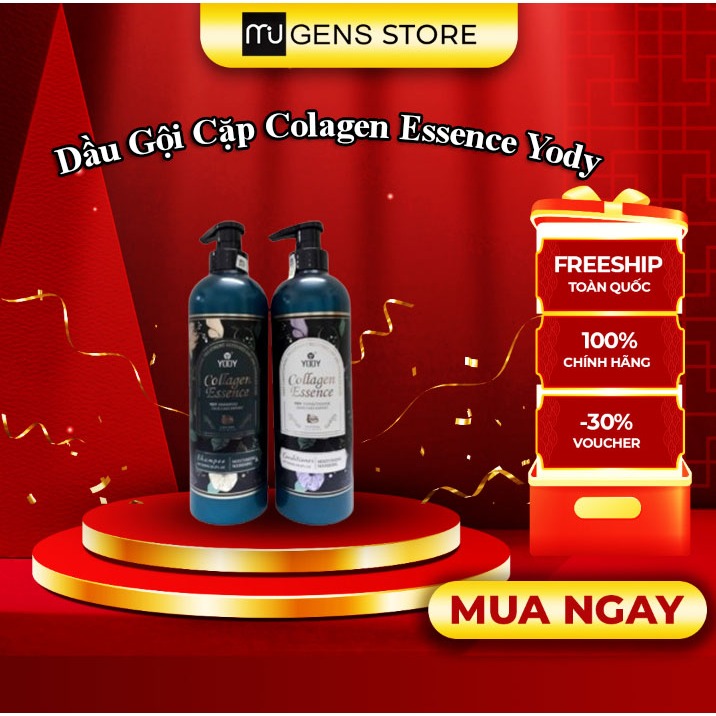 Dầu Gội Cặp Colagen Essence Yody Phục Hồi Và Kích Thích Mọc Tóc 800MLx2 ...