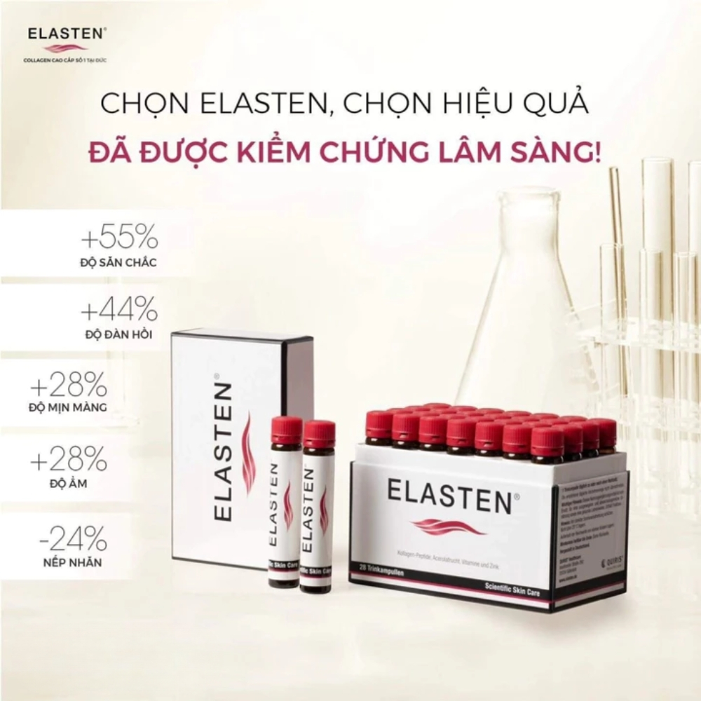 [Chính Hãng] Collagen Elasten Từ Đức - Hộp 28 Ống Uống Đẹp Da, Giúp Làm ...