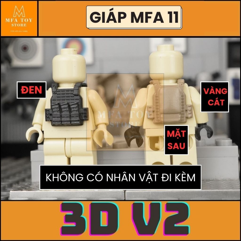 Đồ chơi lắp ráp swat army, mô hình lắp ghép quân sự- Trang bị in 3DV2 Giáp MFA11 No.560 | Shopee ...
